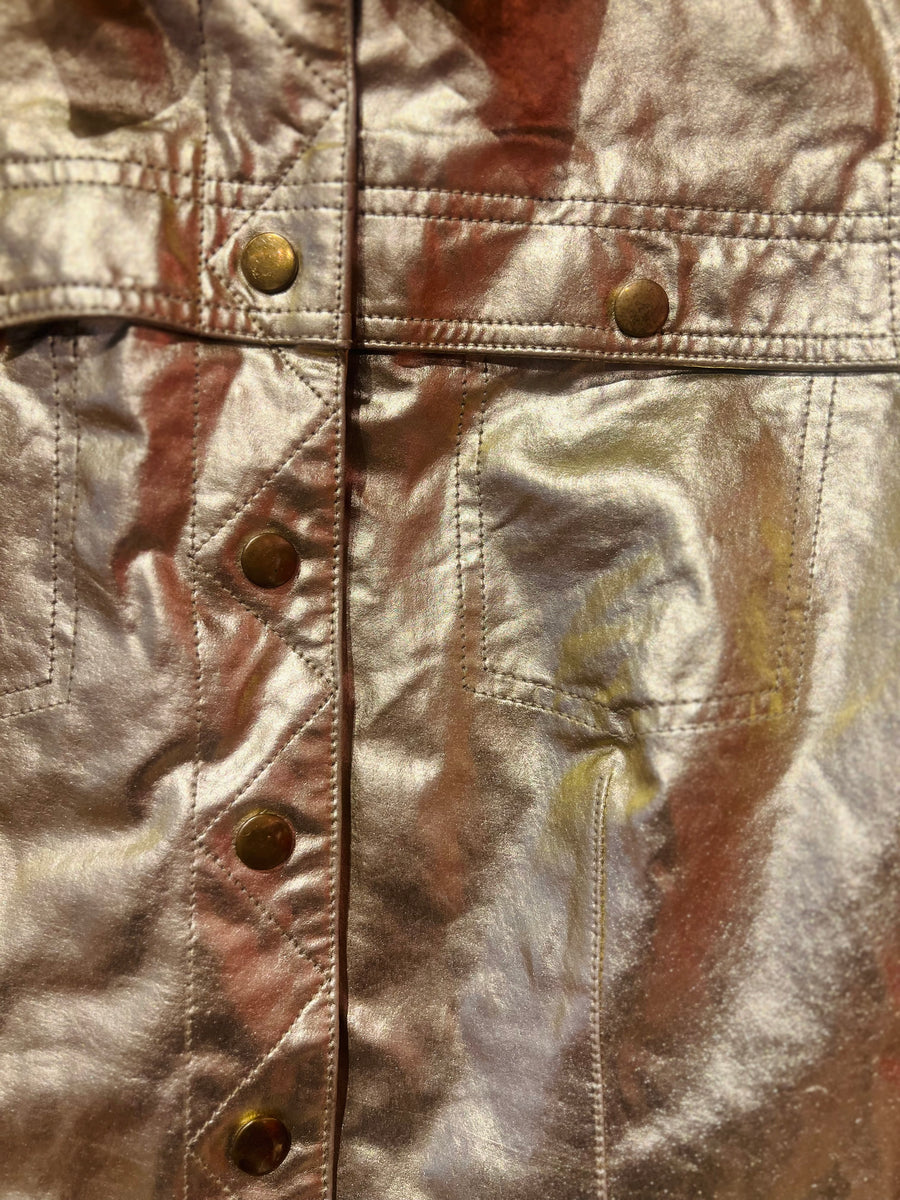 Gold Leather Jacket – Chambers Vintage